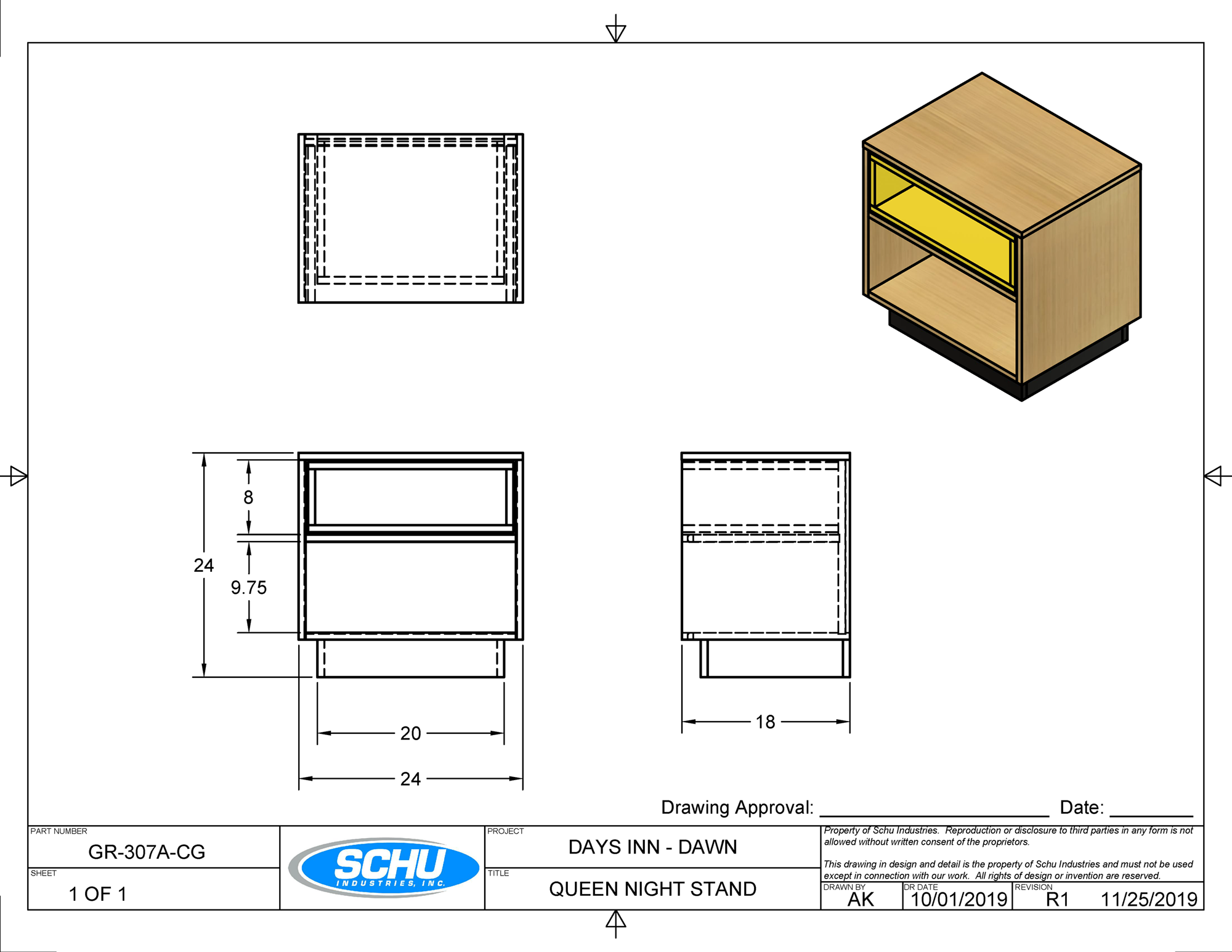 Night Stand - WoodgeniX